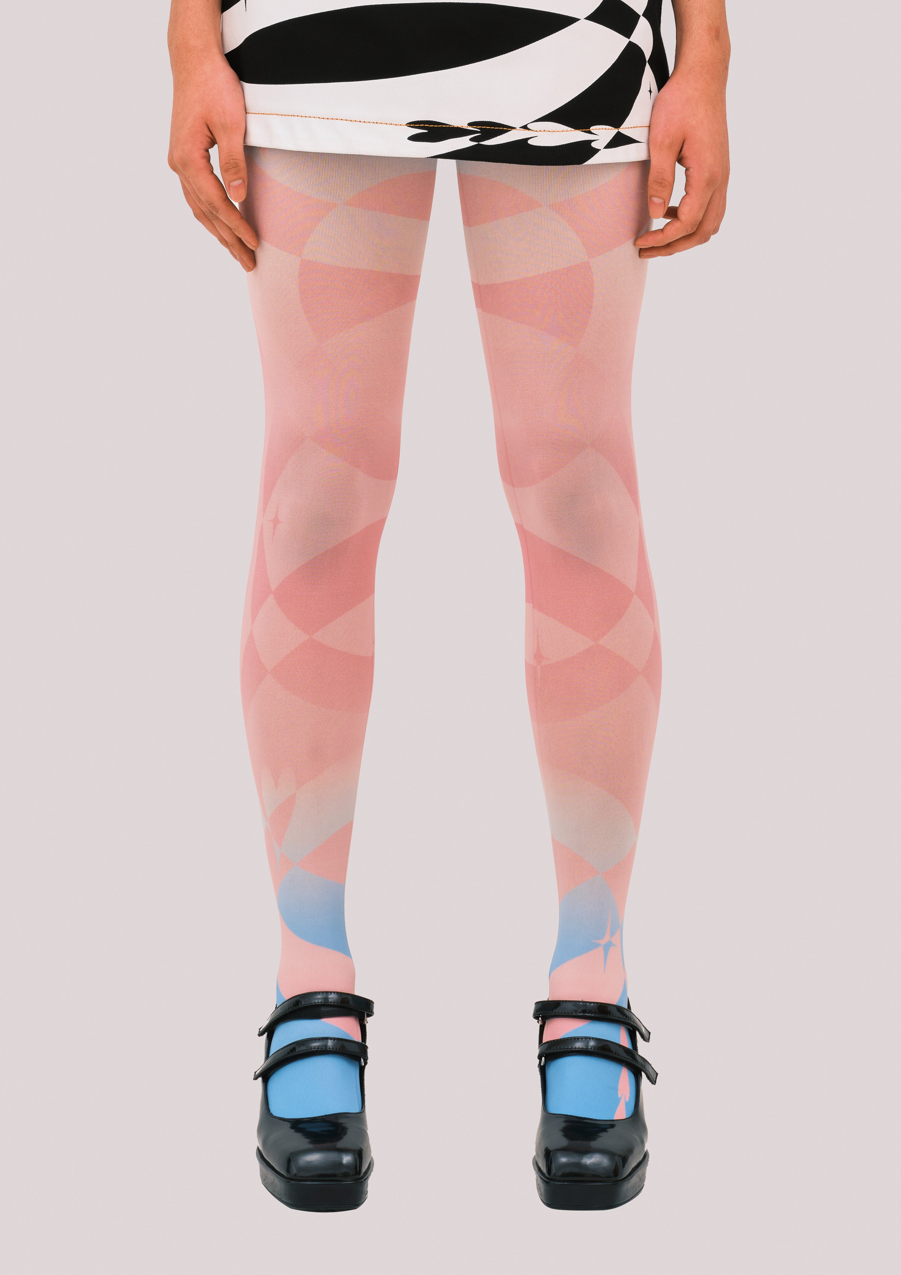 NEBULA Pink Gradient Tights – Romance 1314